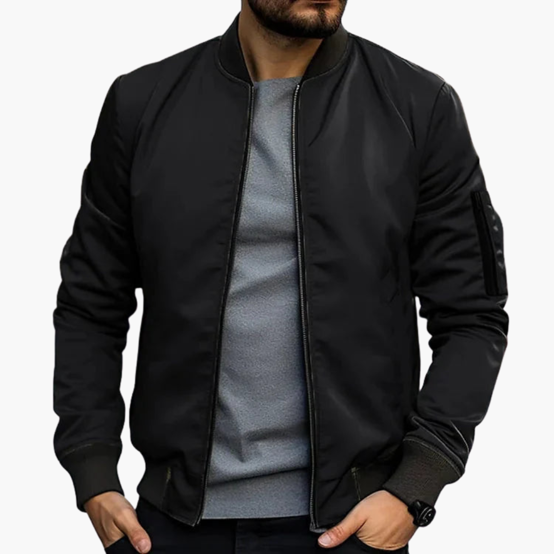 Men's Bomber Jacket with Side Pockets – Wilfred Smith